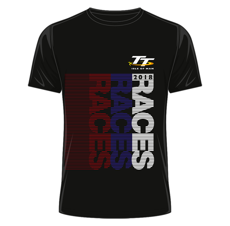 TT 2018 Red, Blue & White Races T-shirt : Duke Video