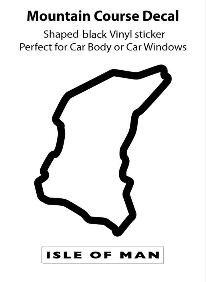 Isle of Man TT Course Outline Decal : Duke Video