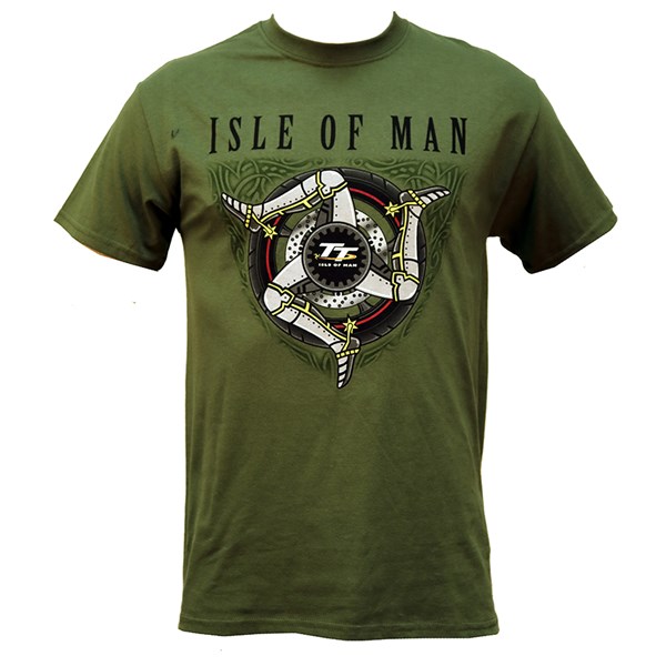 TT 3 Legs T- Shirt Military Green : Duke Video
