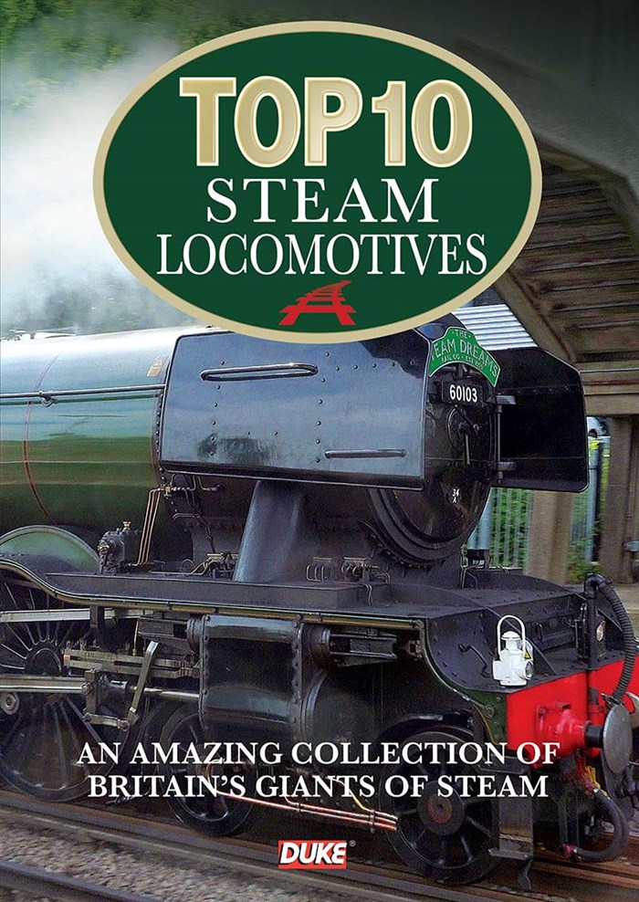 Top 10 Steam Locomotives DVD : Duke Video