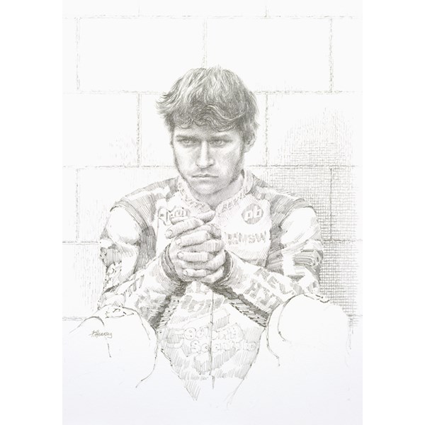 Guy Martin Pencil Drawing Print : Duke Video