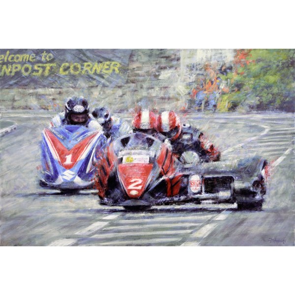 Side by Side TT Sidecar Dave Molyneux and Nick Crowe : Duke Video