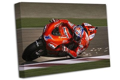 Casey Stoner Ducati A1 Canvas Print : Duke Video