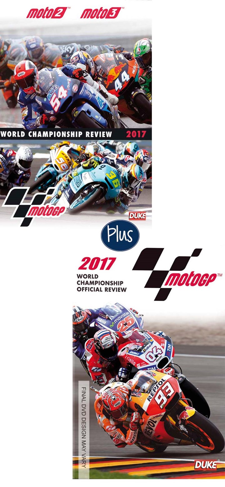 MotoGP 2017 DVD & MotoGP 2/3 2017 DVD : Duke Video