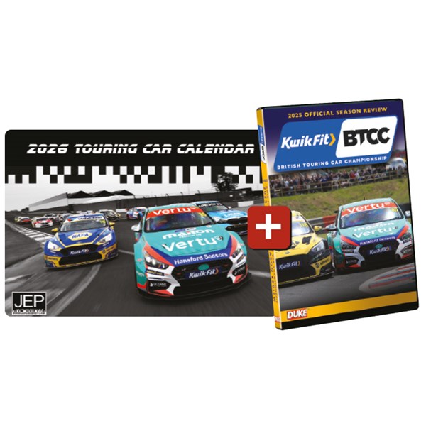 BTCC 2025 Review DVD and Touring Car 2026 Calendar : Duke Video