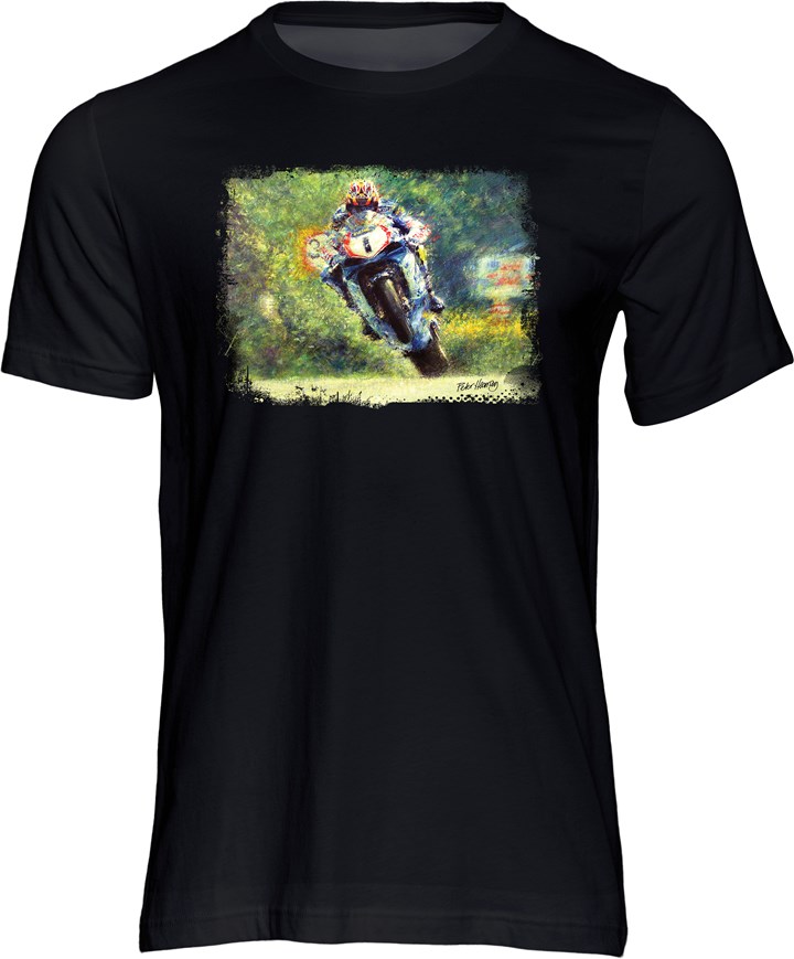 David Jefferies Art Print T-shirt Black : Duke Video