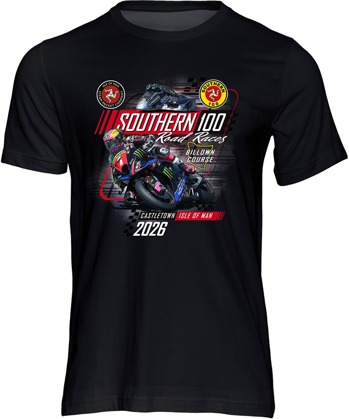 Southern 100 Road Races 2026 T-shirt : Duke Video