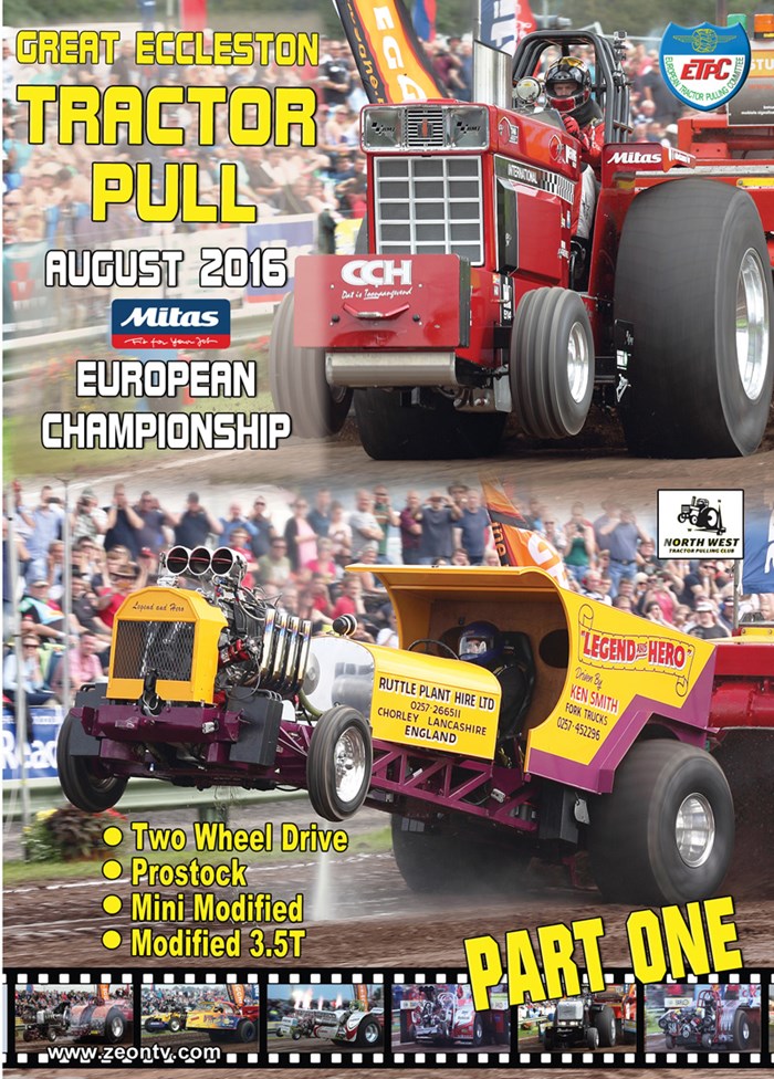 European Tractor Pulling Championships 2016 Great Eccleston Part 1 DVD ...