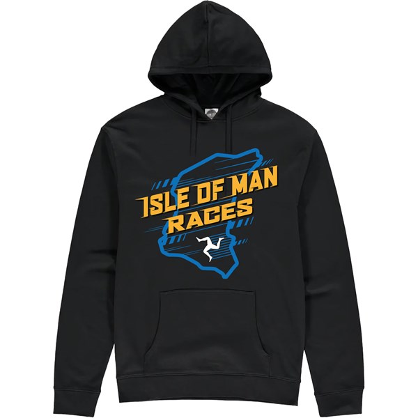 Isle of Man Course Map and 3 Legs Hoodie : Duke Video