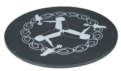 Three Legs Slate Coaster Large : Duke Video