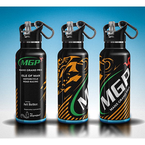 Manx Grand Prix Reusable Aluminium Water Bottle : Duke Video