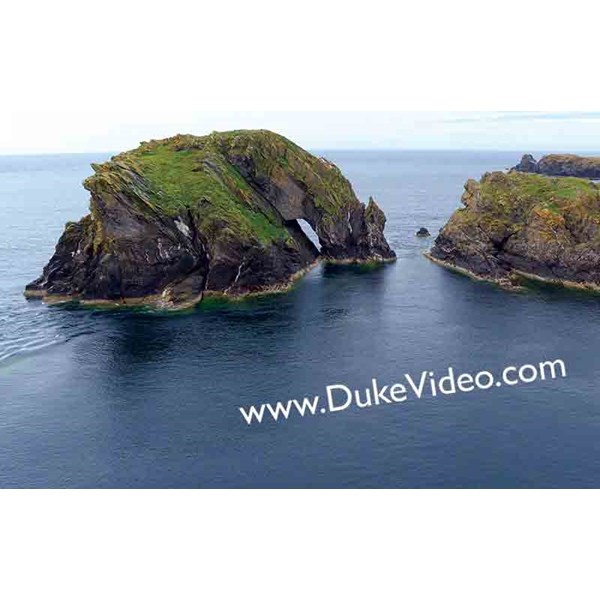 The Drinking Dragon - Isle of Man From The Air - Print : Duke Video