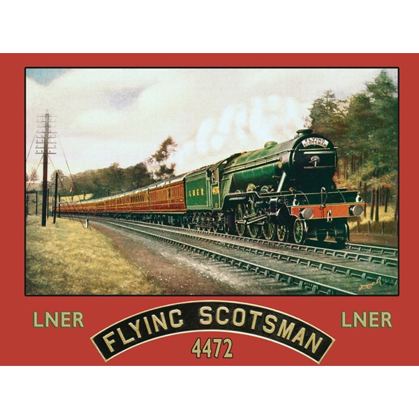Flying Scotsman 4472 Metal Sign : Duke Video