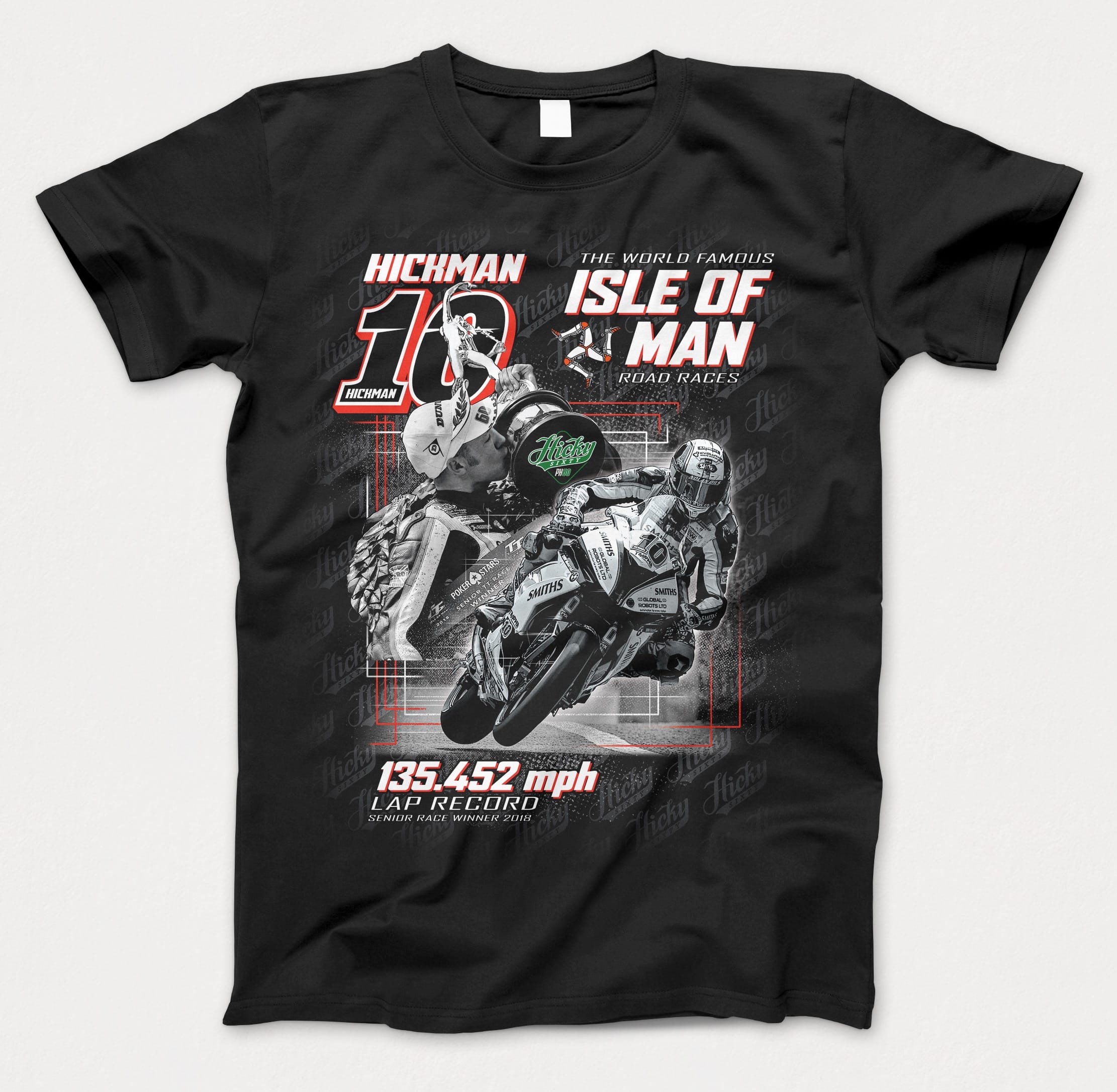 Peter Hickman 135 T-shirt, Black : Duke Video