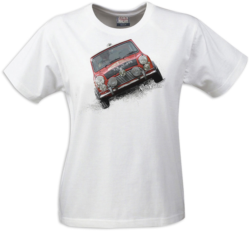 Retro Classic Mini Ladies T-Shirt White : Duke Video