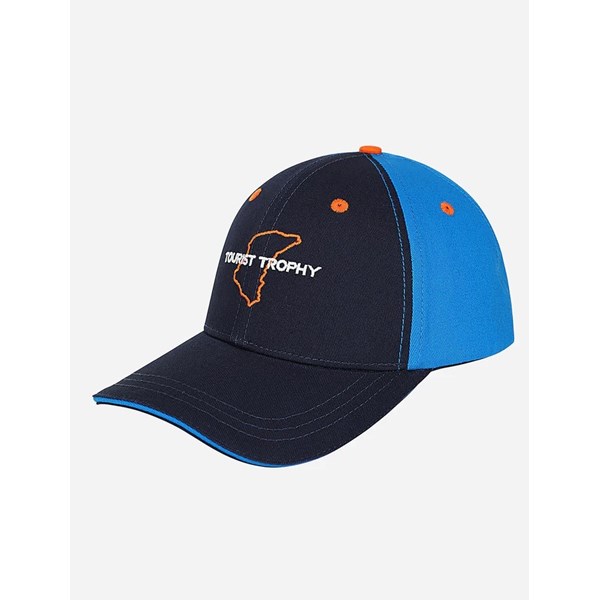 TT Races Mountain Map Baseball Cap, Navy Blue : Duke Video