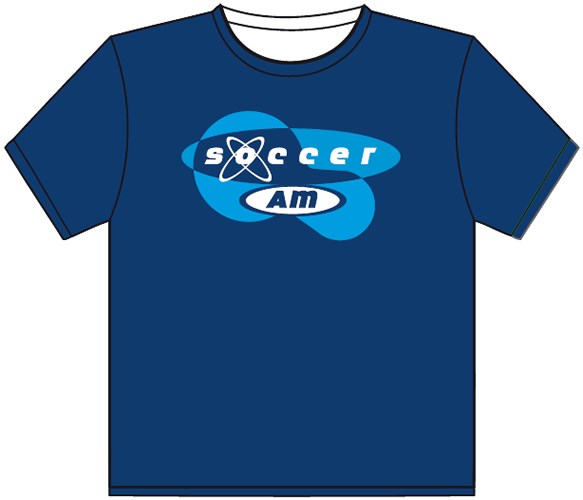 Soccer AM Logo Blue t-shirt : Duke Video