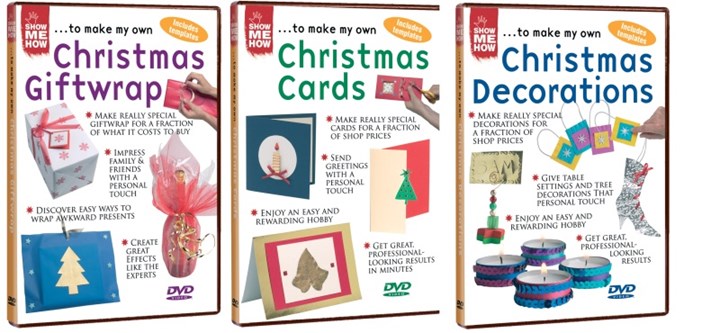 Show Me How Christmas Craft triple DVD special offer : Duke Video