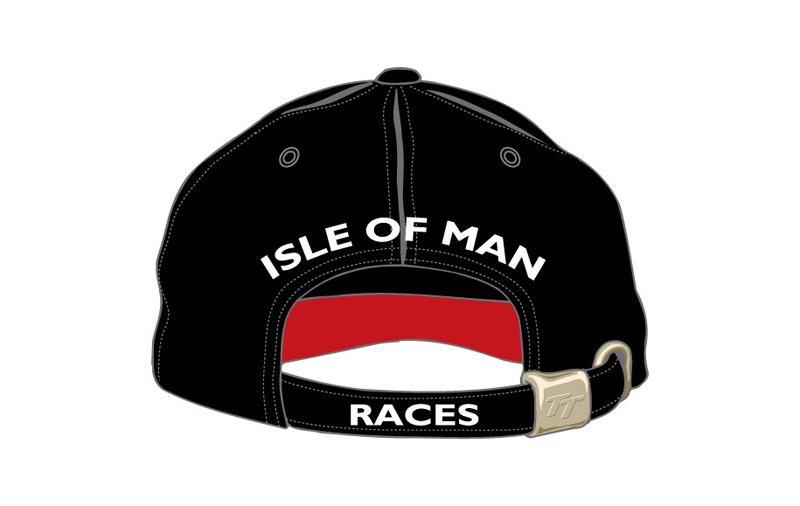 Isle of Man TT Races cap - Black and Red : Duke Video