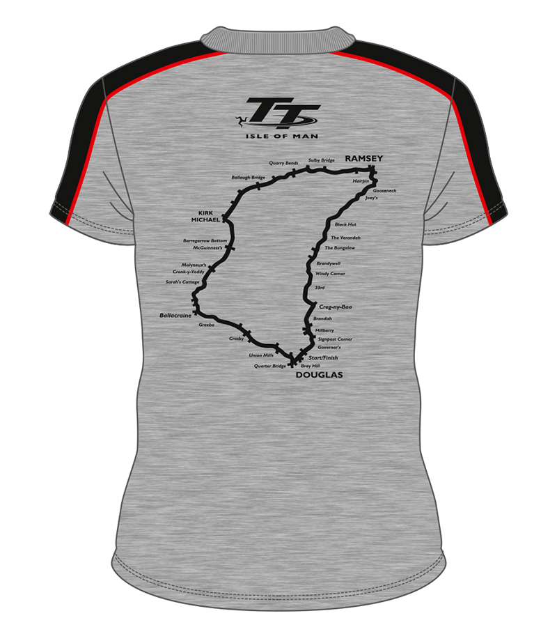 TT All Over Print T-Shirt Grandstand Grey : Duke Video