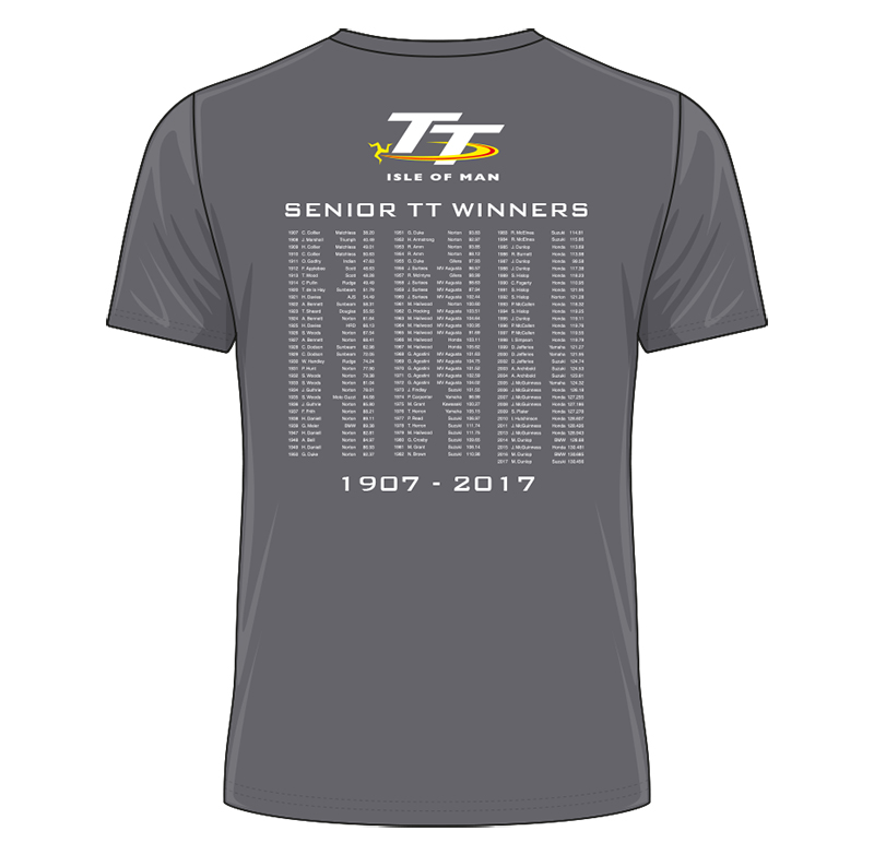TT 2018 Peter Hickman T-shirt (Grey) : Duke Video