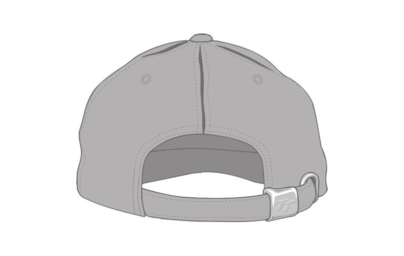 TT Cap Grey, Navy Logo : Duke Video