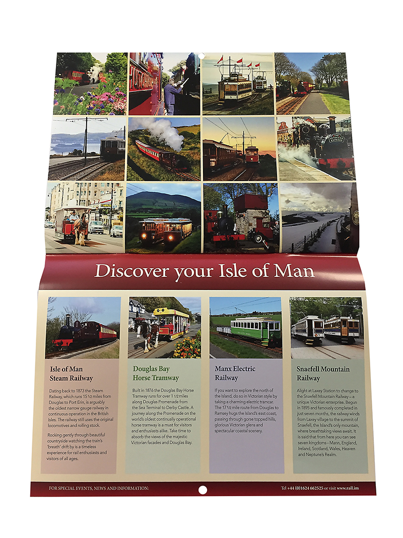 Isle of Man Railways 2021 Calendar : Duke Video