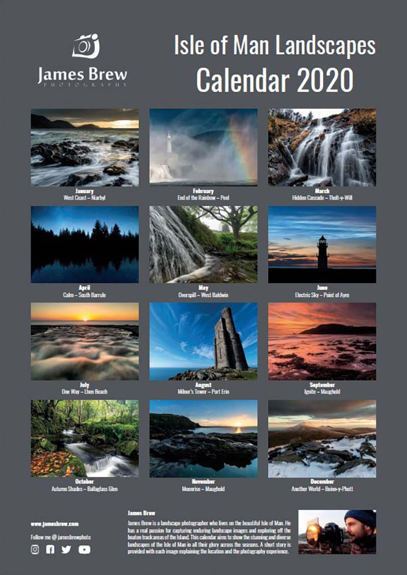 Isle of Man Landscapes 2020 Calendar : Duke Video