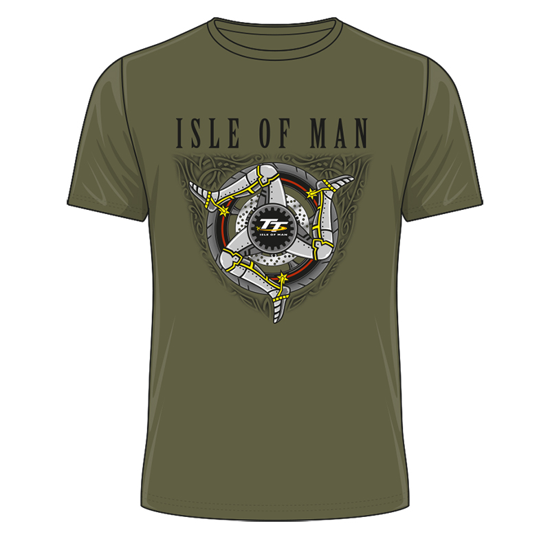 TT 3 Legs T- Shirt Military Green : Duke Video