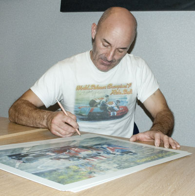 Side by Side - TT Sidecar greats Dave Molyneux and Nick Crowe Signed ...